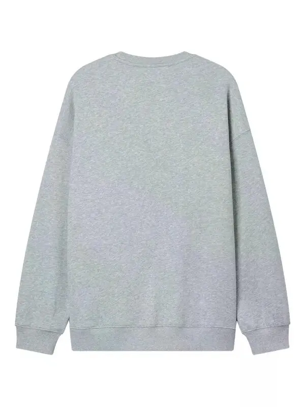 B+AB Embroidered Crewneck Sweatshirt - Grey