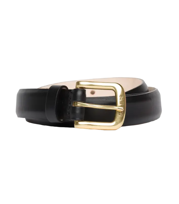 DÔEN Colt Leather Belt - Black Box Calf