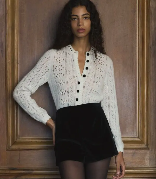 DÔEN Cosette Cardigan - Ivory