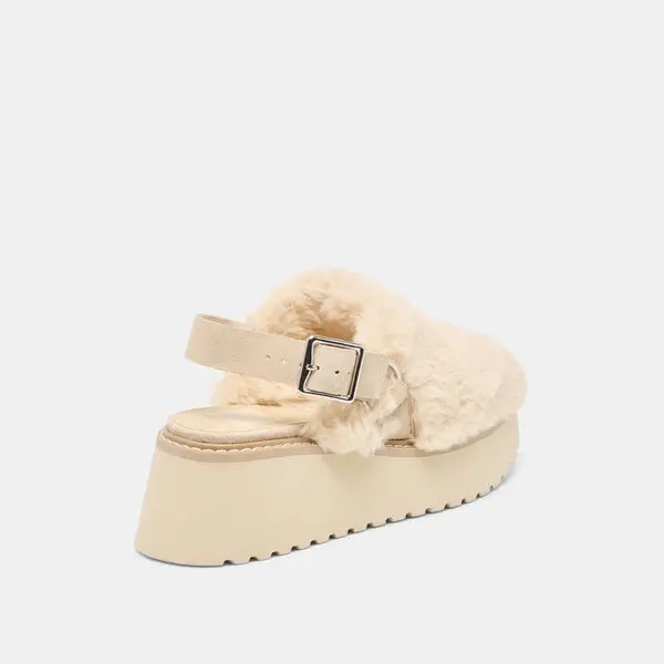 DOLCEVITA Lansy Faux Fur Slingback Clog
