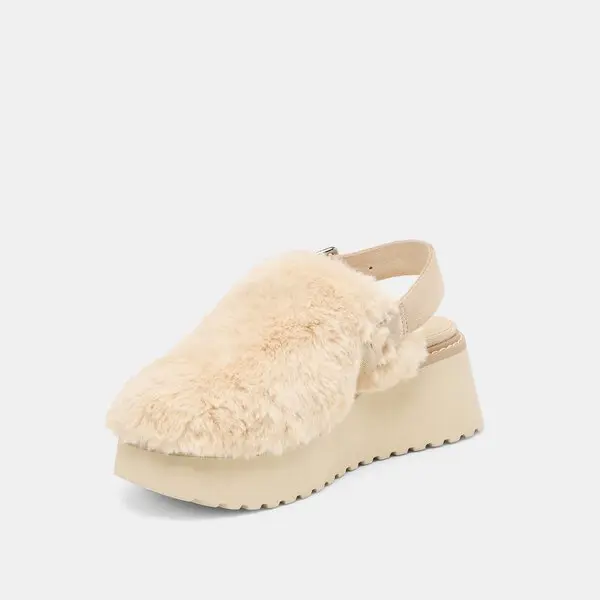 DOLCEVITA Lansy Faux Fur Slingback Clog