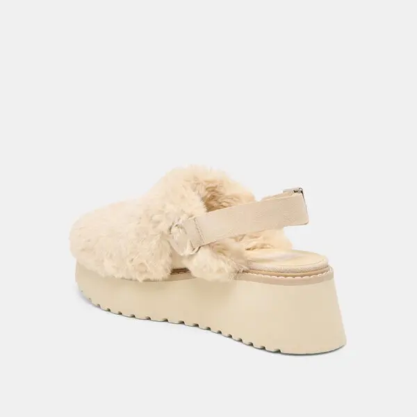 DOLCEVITA Lansy Faux Fur Slingback Clog