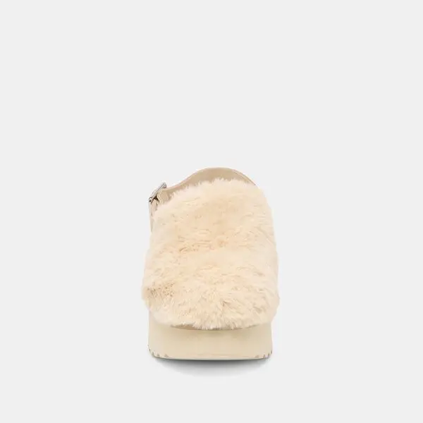 DOLCEVITA Lansy Faux Fur Slingback Clog