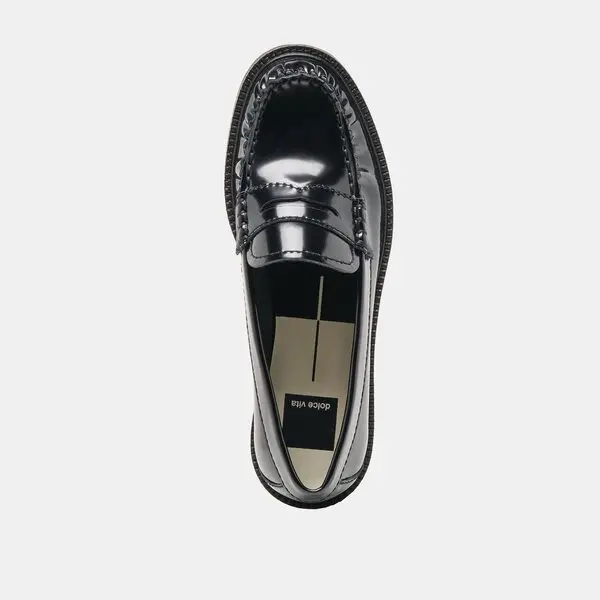 DOLCEVITA Merek Lug Sole Loafers - Midnight Boxleather