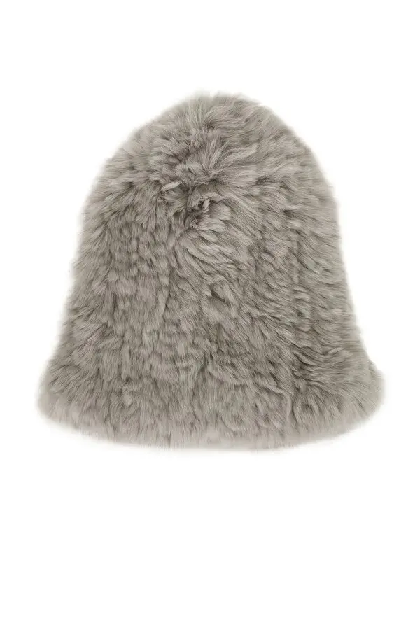YVES SALOMON Rex Rabbit Beanie