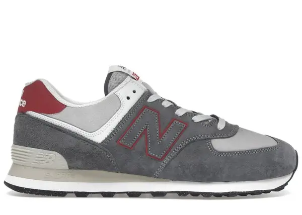 NEW BALANCE 574 Sneakers - Castlerock/team Red