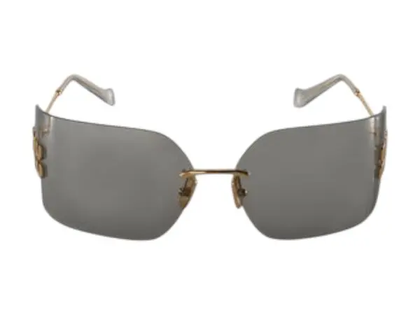 Miu Miu Rimless Sunglasses - Light Gray (0mu 54ys 5ak30b)