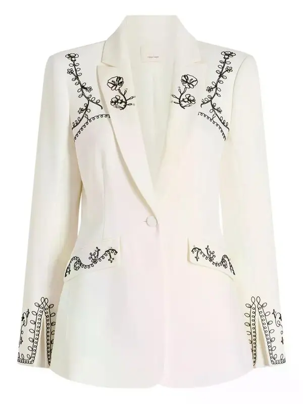 Cinq À Sept Soutache-embellished Blazer - Neutrals