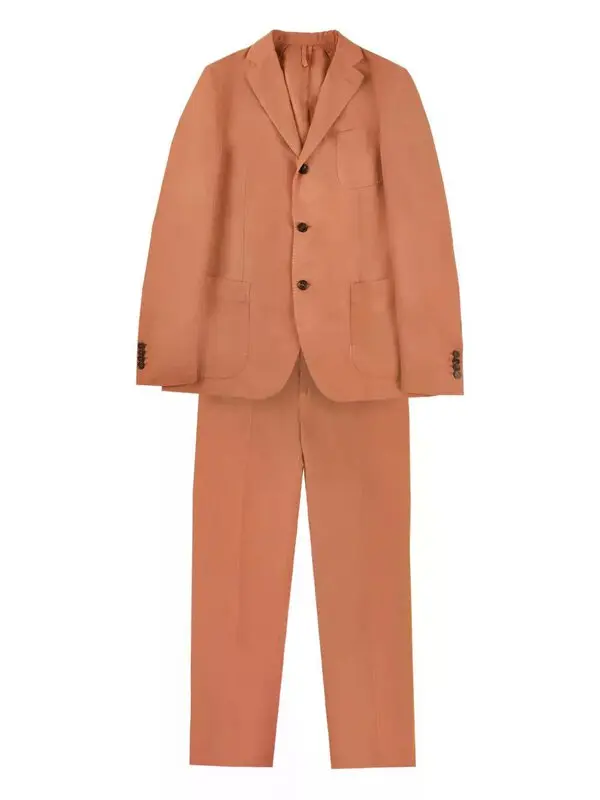 Incotex Single-breasted Linen Suit