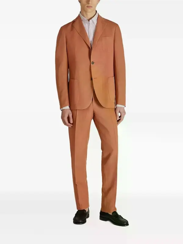 Incotex Single-breasted Linen Suit