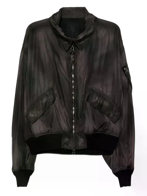 THE VIRIDI-ANNE Zip-up Bomber Jacket
