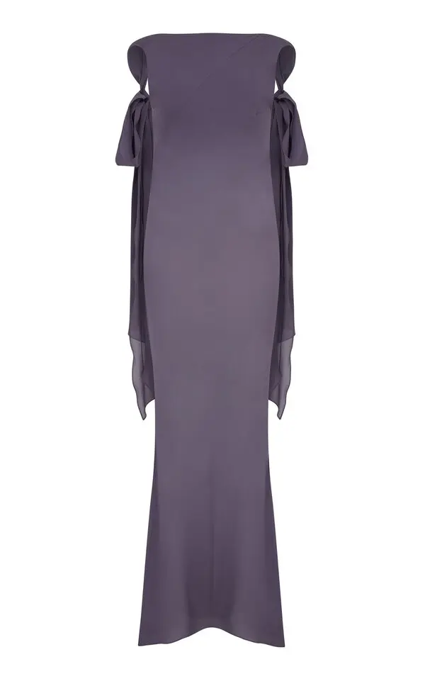 CONNER IVES La Isla Sash Strap Silk Gown