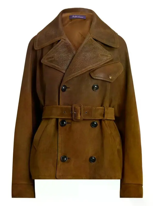 Ralph Lauren Belted Suede Jacket