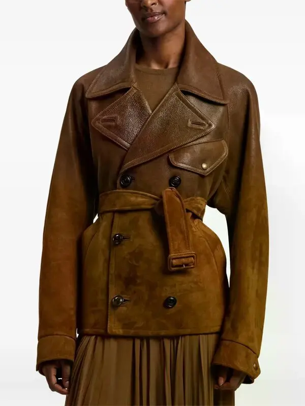 Ralph Lauren Belted Suede Jacket
