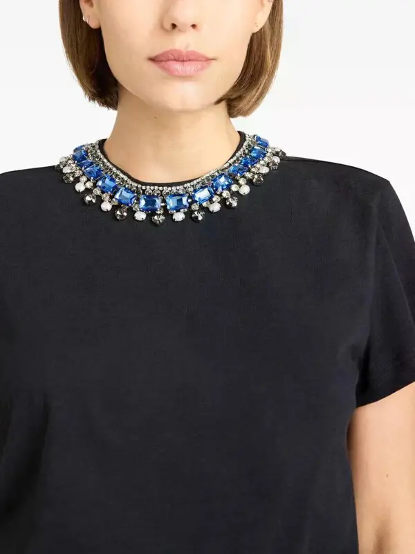 Cinq À Sept Danielle Embellished T-shirt