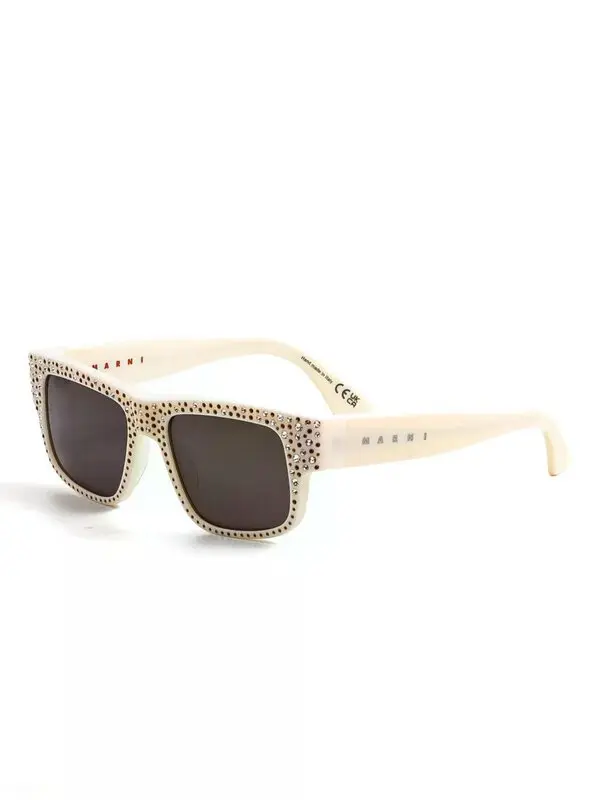 Marni Rectangle Swarovski Embellished Sunglasses