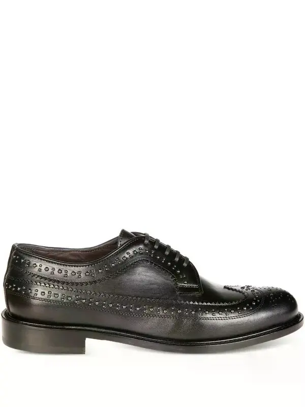 MORGILLO Leather Derby Shoes