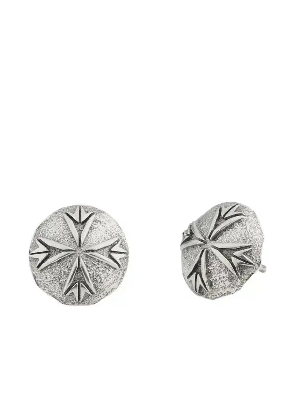 Emanuele Bicocchi Shield Stud Earrings