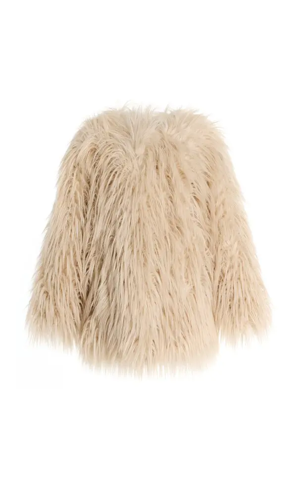 Goldbergh Elia Vegan Fur Coat - Neutral