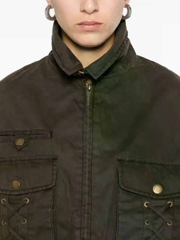 FENG CHEN WANG Lace-up Pocket Jacket