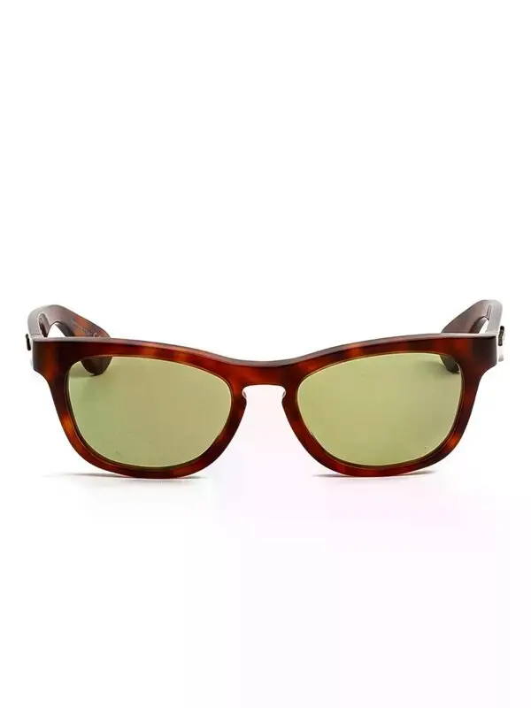Marni Geometric Frame Sunglasses - Brown