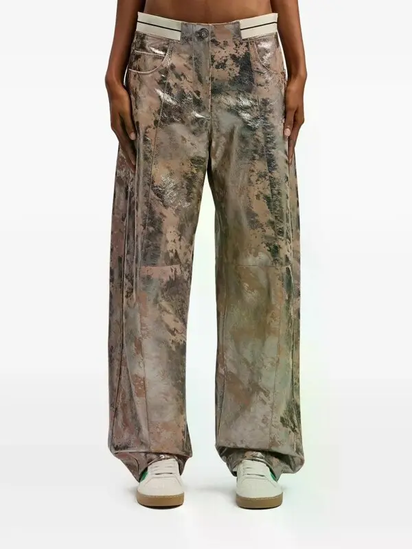 Palm Angels Laminated Trousers