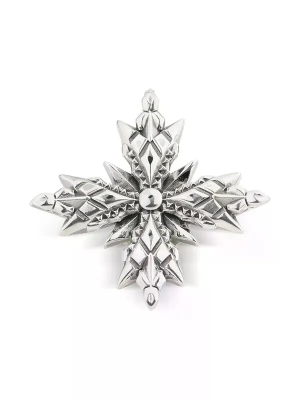 Emanuele Bicocchi Stella Ventis Star-motif Brooch - Silver