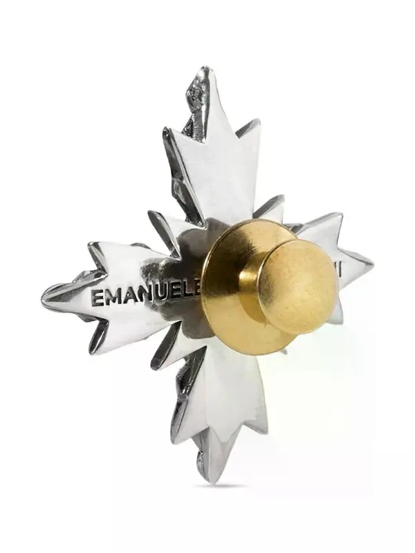 Emanuele Bicocchi Stella Ventis Star-motif Brooch - Silver