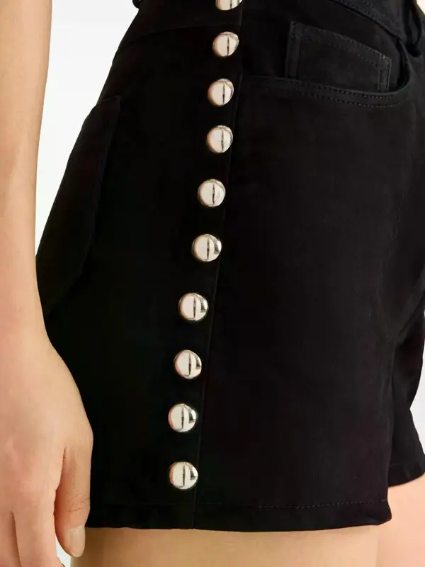 Cinq À Sept Shannon Studded Suede Shorts