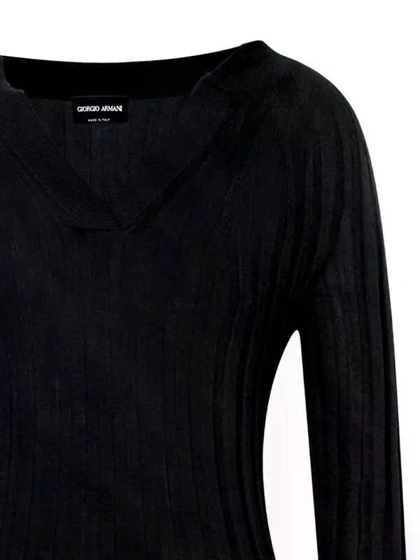 Giorgio Armani Ribbed Cashmere Sweater