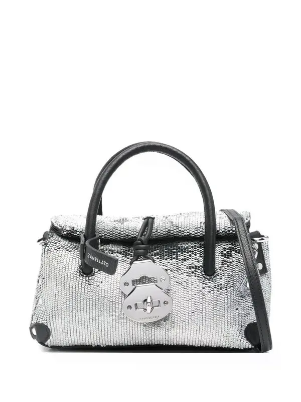 ZANELLATO Baby Dotta® Tote Bag - Silver
