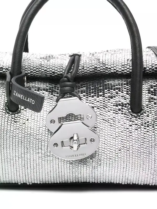 ZANELLATO Baby Dotta® Tote Bag - Silver