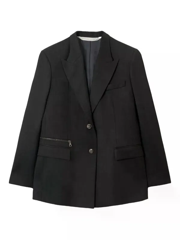 Palm Angels Peak-lapel Blazer