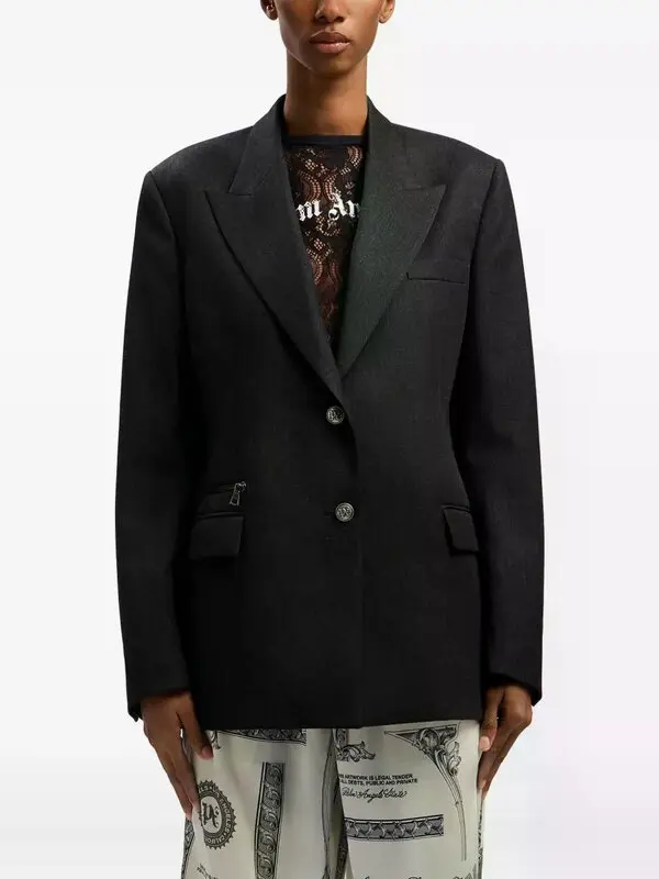 Palm Angels Peak-lapel Blazer