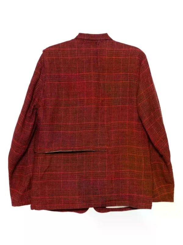 THE VIRIDI-ANNE Checked Blazer