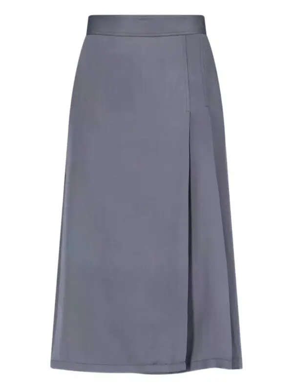 Aspesi Pleated Long Skirt - Grey
