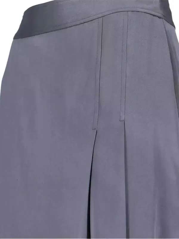 Aspesi Pleated Long Skirt - Grey
