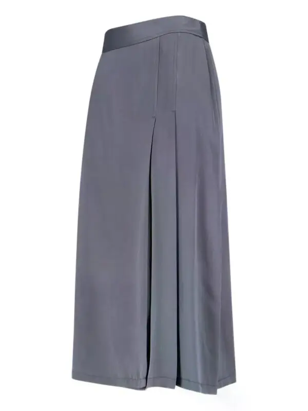 Aspesi Pleated Long Skirt - Grey