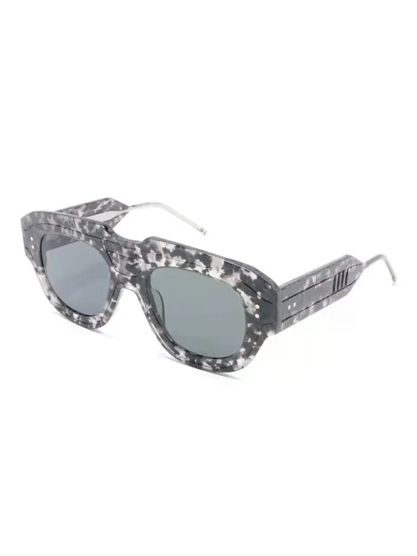 Thom Browne Geometric Frame Sunglasses