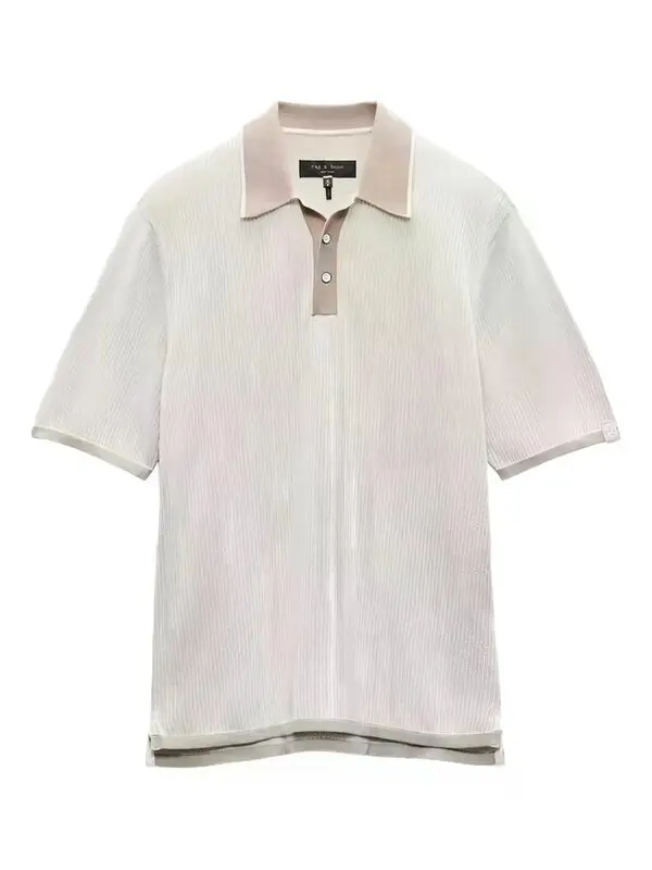 Rag & Bone Harvey Polo Shirt - Neutrals