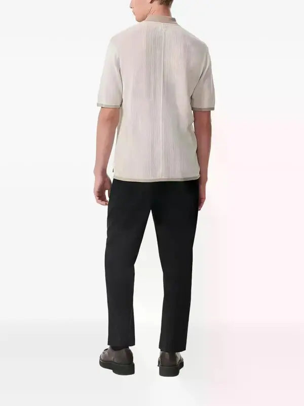Rag & Bone Harvey Polo Shirt - Neutrals
