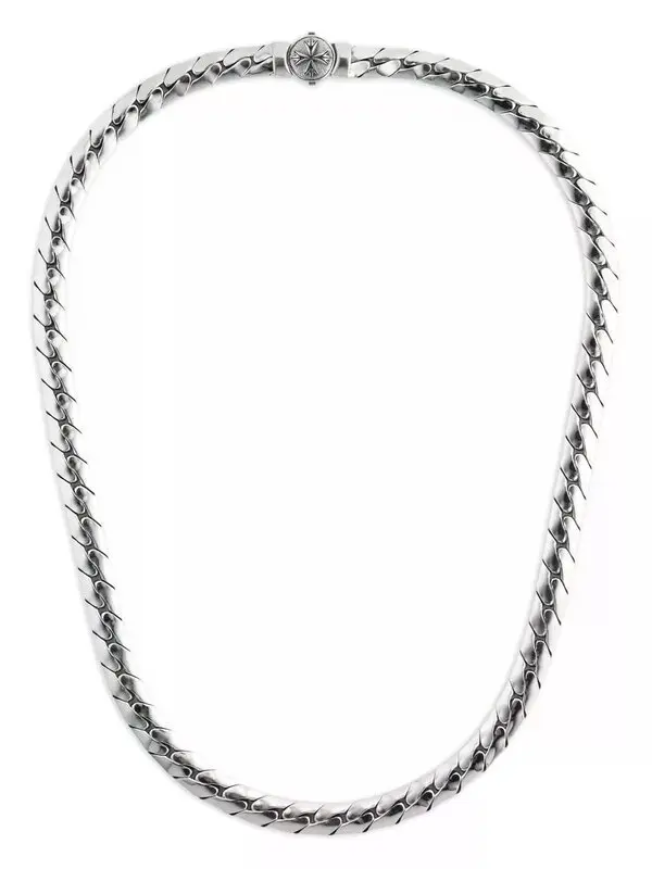 Emanuele Bicocchi Herringbone Chain Necklace - Silver