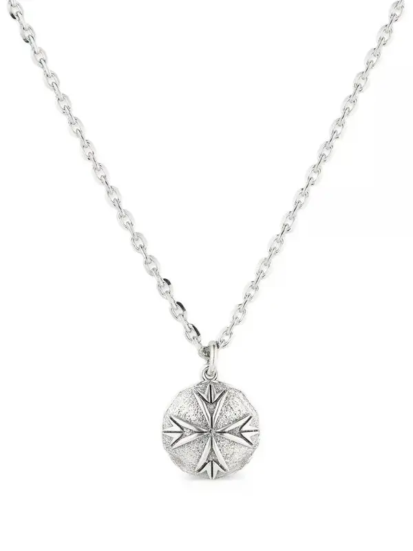 Emanuele Bicocchi Scudo Logo Necklace - Silver