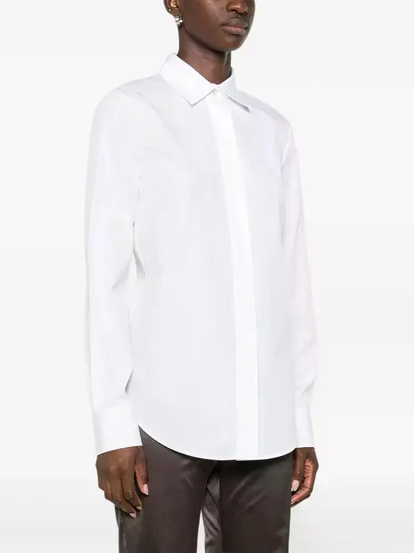 Gucci Point-collar Cotton Shirt