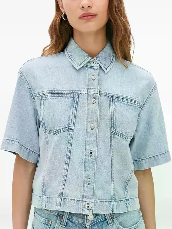 Rag & Bone Shirt With Short Sleeves