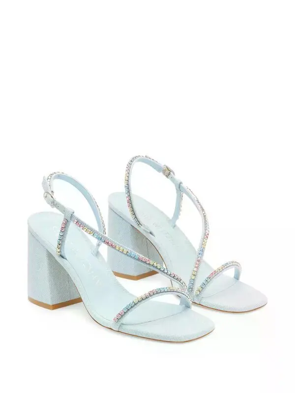 STUART WEITZMAN 85mm Soiree Crystal Heeled Sandals