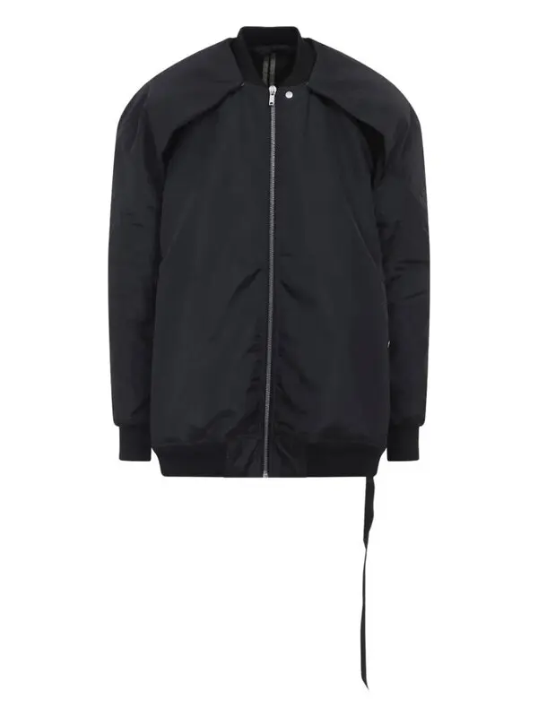 Rick Owens Zip-up Bomber Jacket Du02e7789nc - Black