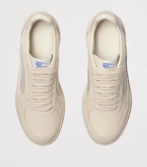 Burberry Leather Terrace Sneakers - White