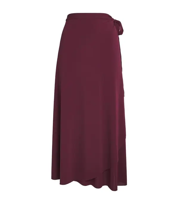 ERES Julieta Wrap Maxi Sarong - Burgundy