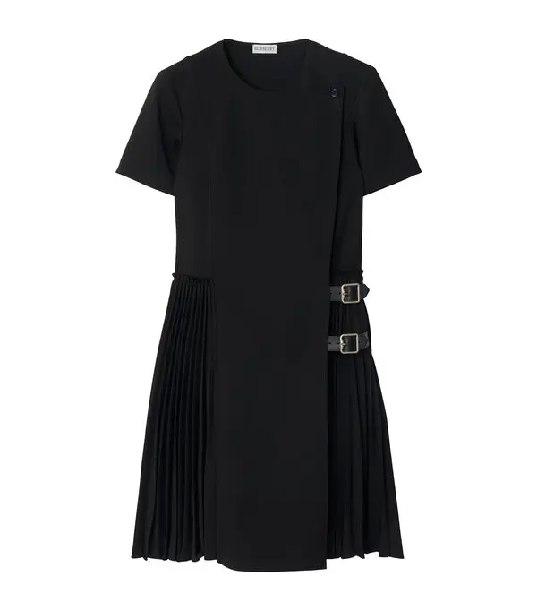 Burberry Pleated Kilt Mini Dress